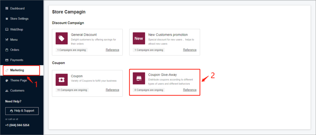 How to set up “Upon visiting store page” coupon distribution event ...
